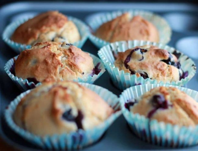 Blueberry Scone Muffins - Tender delicious muffins best served warm