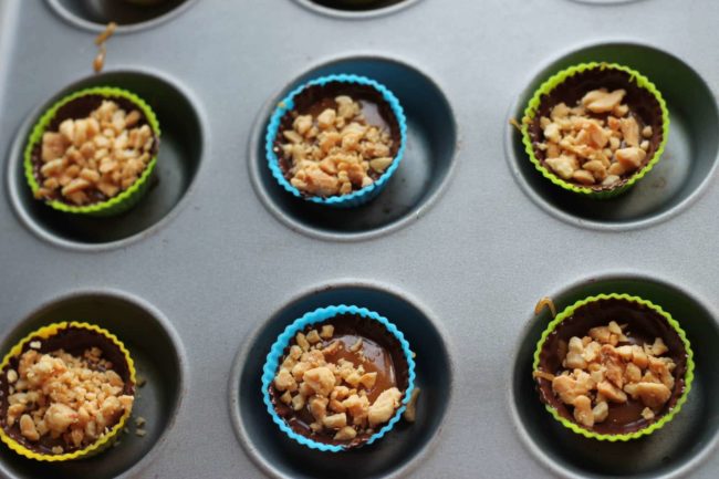 Homemade Snicker Cups