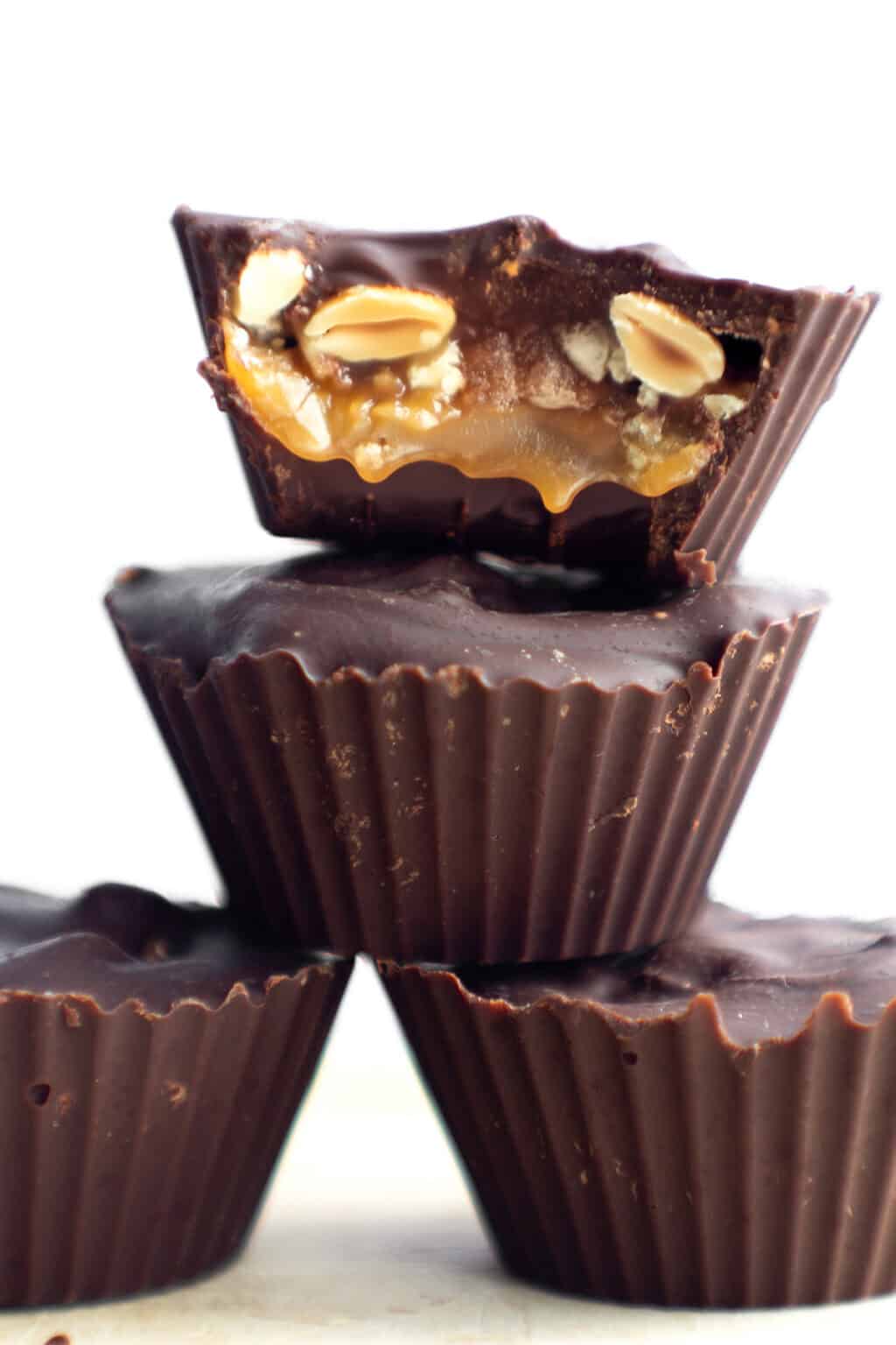 Homemade Snicker Cups