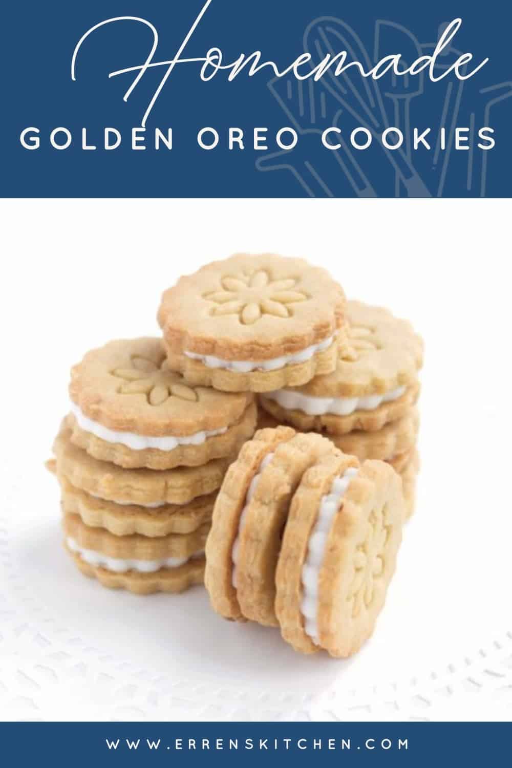Homemade Golden Oreo Cookies