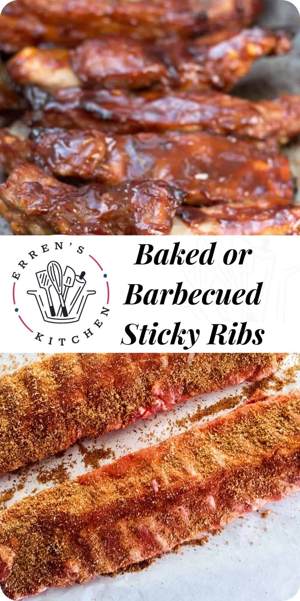 Baked or Barbecued Sticky Glazed Ribs