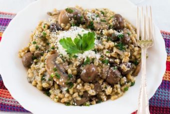 Mushroom & Barley Risotto