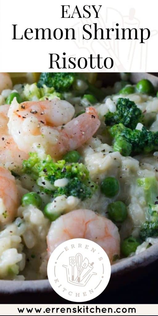 Easy Lemon Shrimp Risotto - a quick and easy risotto you'll love