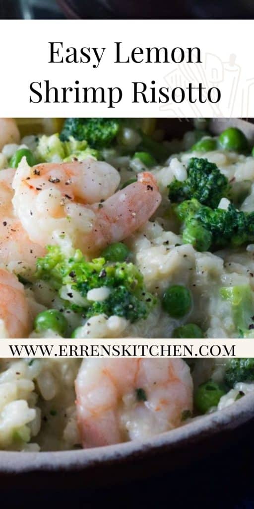 Easy Lemon Shrimp Risotto - a quick and easy risotto you'll love