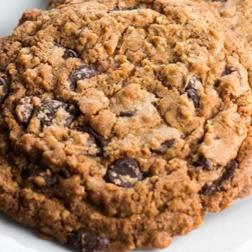 Chocolate Chip Oatmeal Cookies | Erren's Kitchen