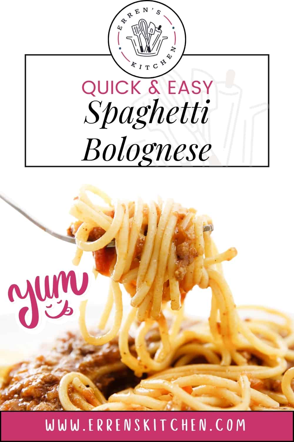 Quick & Easy Spaghetti Bolognese - Erren's Kitchen
