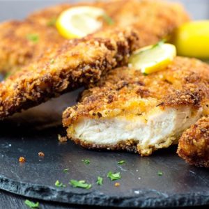 Crispy Breaded Chicken Cutlets