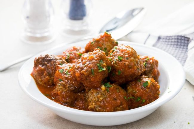 Low Carb Italian Meatballs