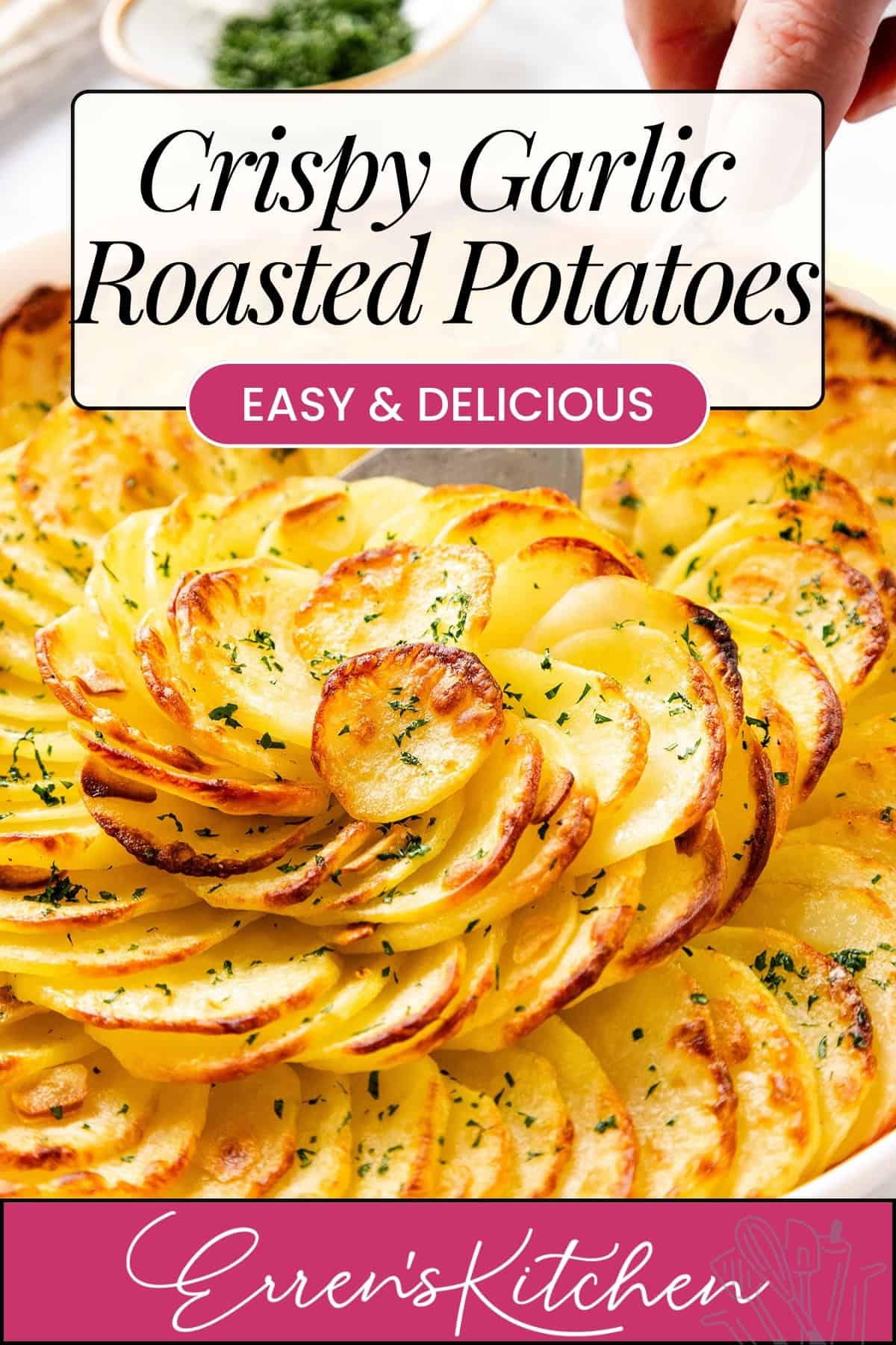 Crispy Garlic Roasted Potatoes