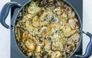 Easy Mushroom Rice Pilaf