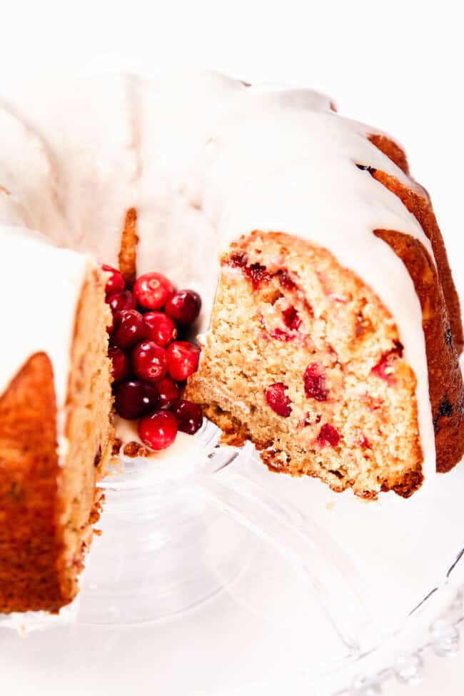 Cranberry Christmas Cake