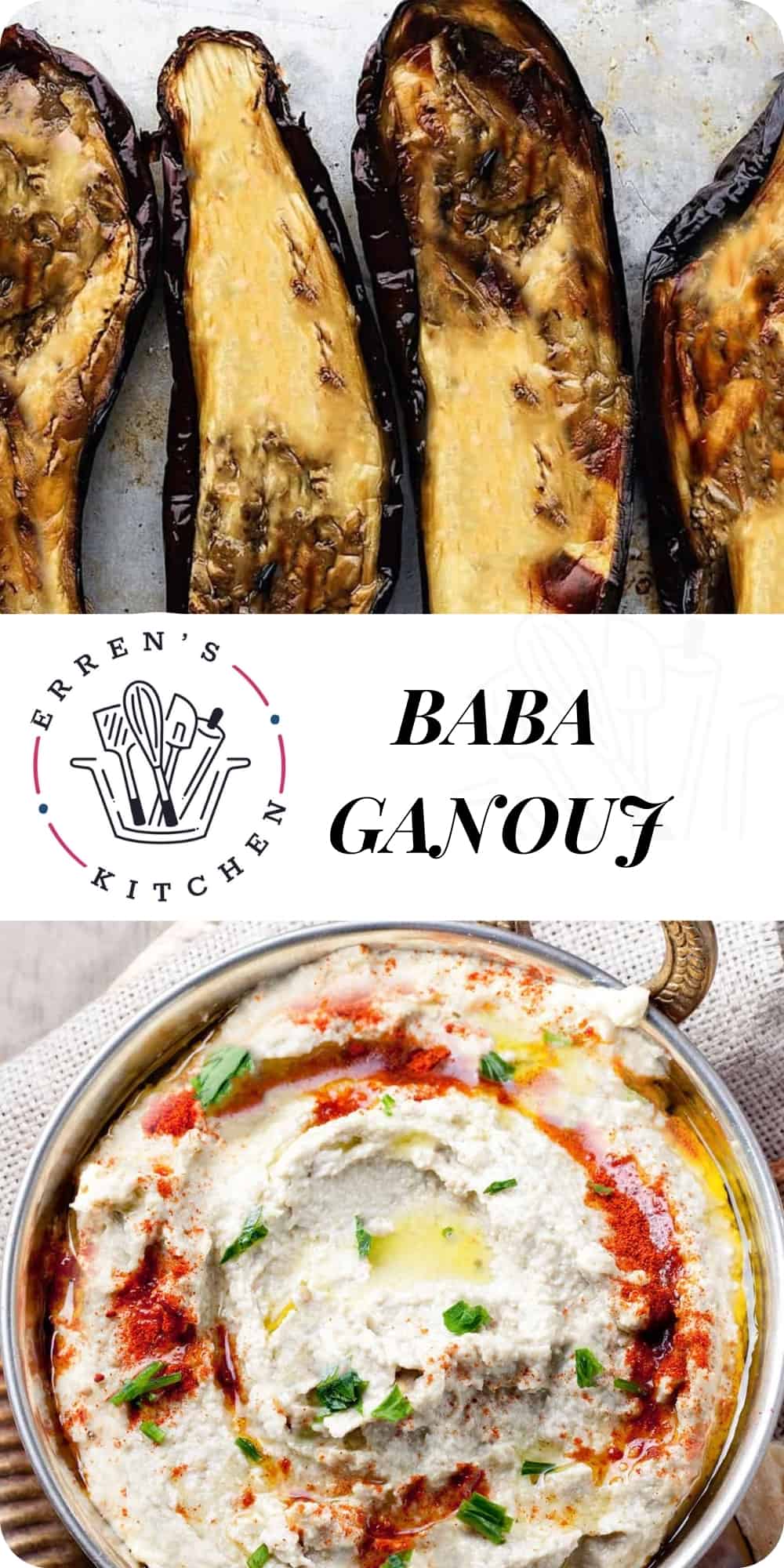 Baba Ghanouj {Baba Ganoush} - Erren's Kitchen