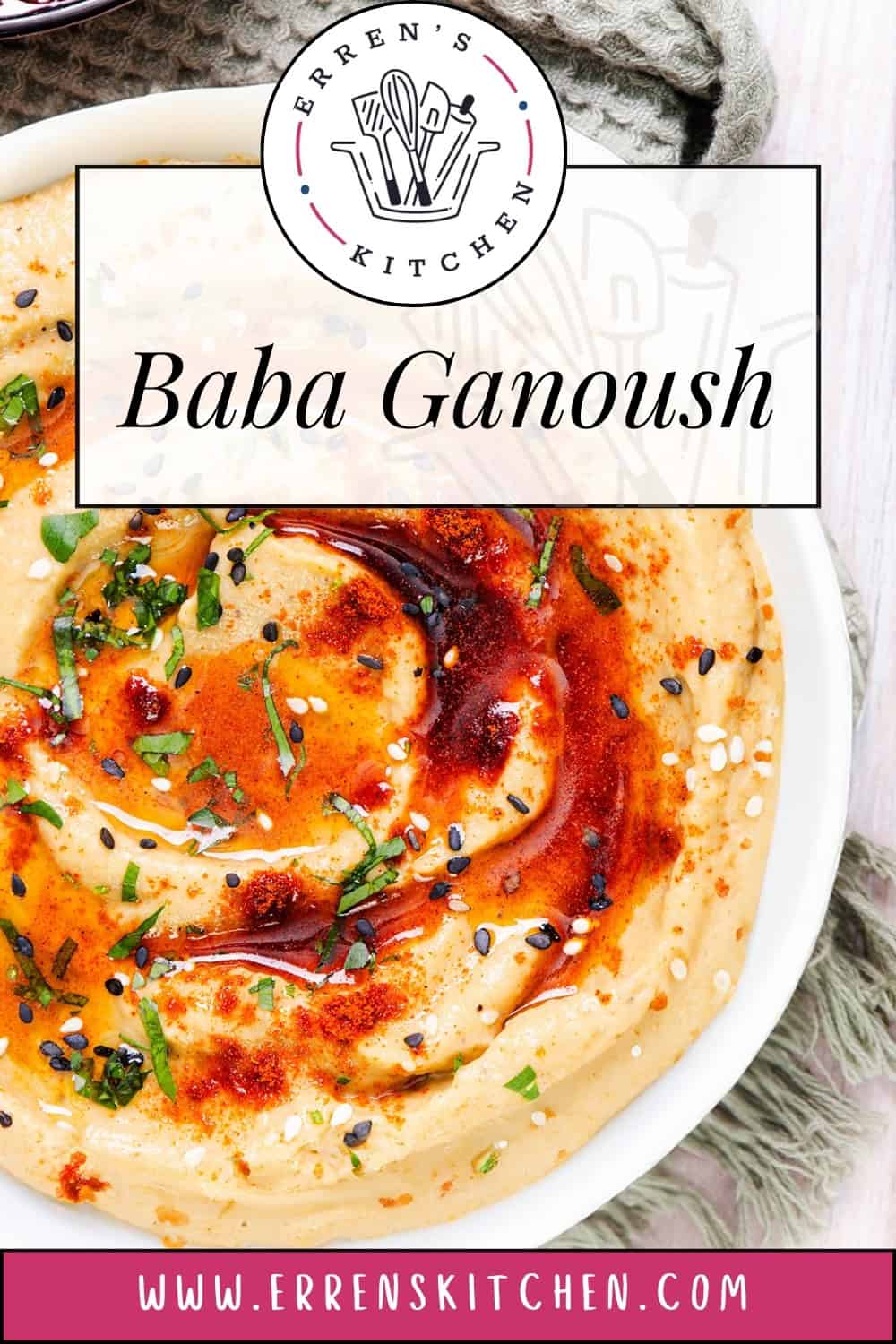 Baba Ghanouj {Baba Ganoush} | Erren's Kitchen