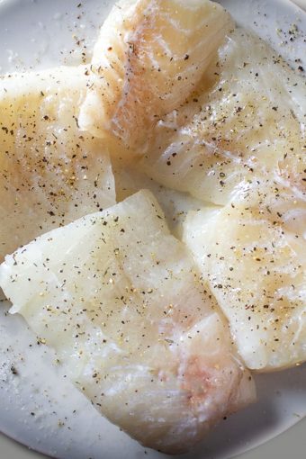 Simple Garlic Butter Cod Fillets