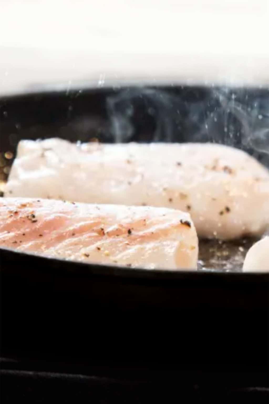 Simple Garlic Butter Cod Fillets
