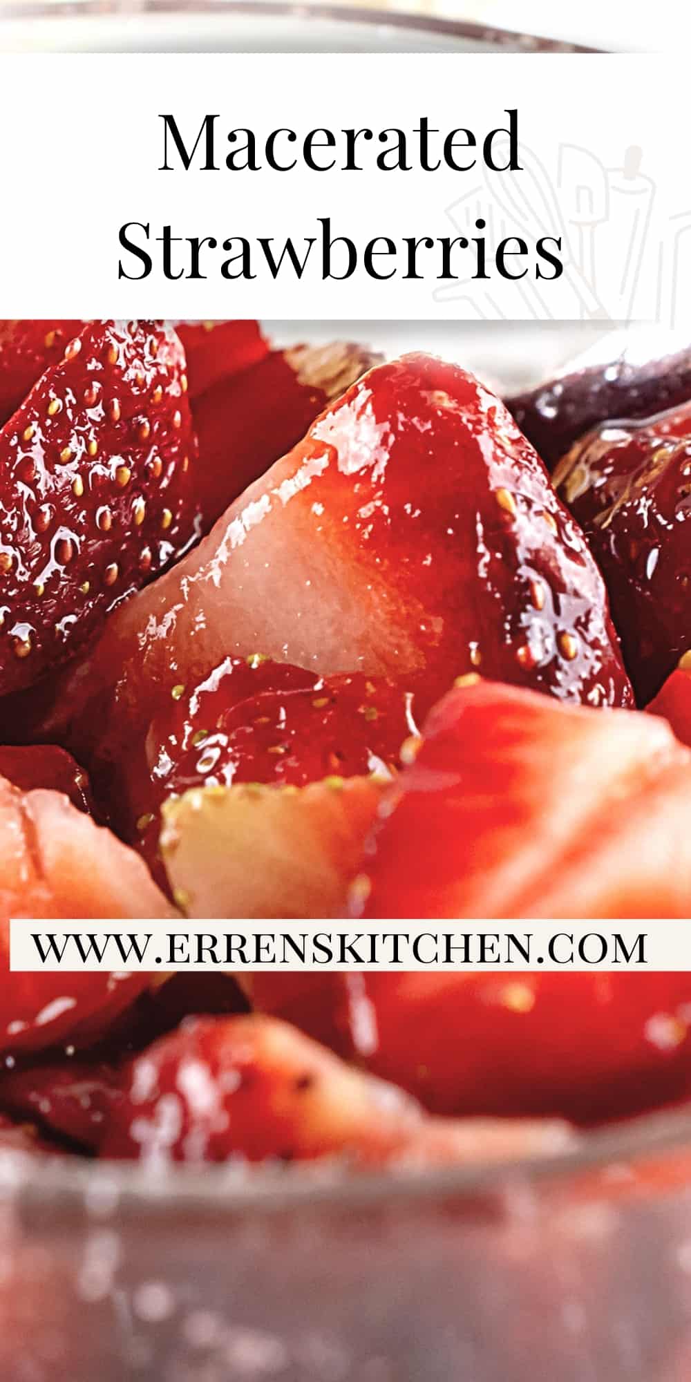 Macerated Strawberries with Sugar