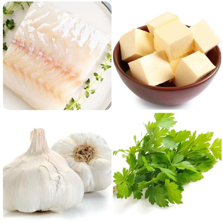 Simple Garlic Butter Cod Fillets