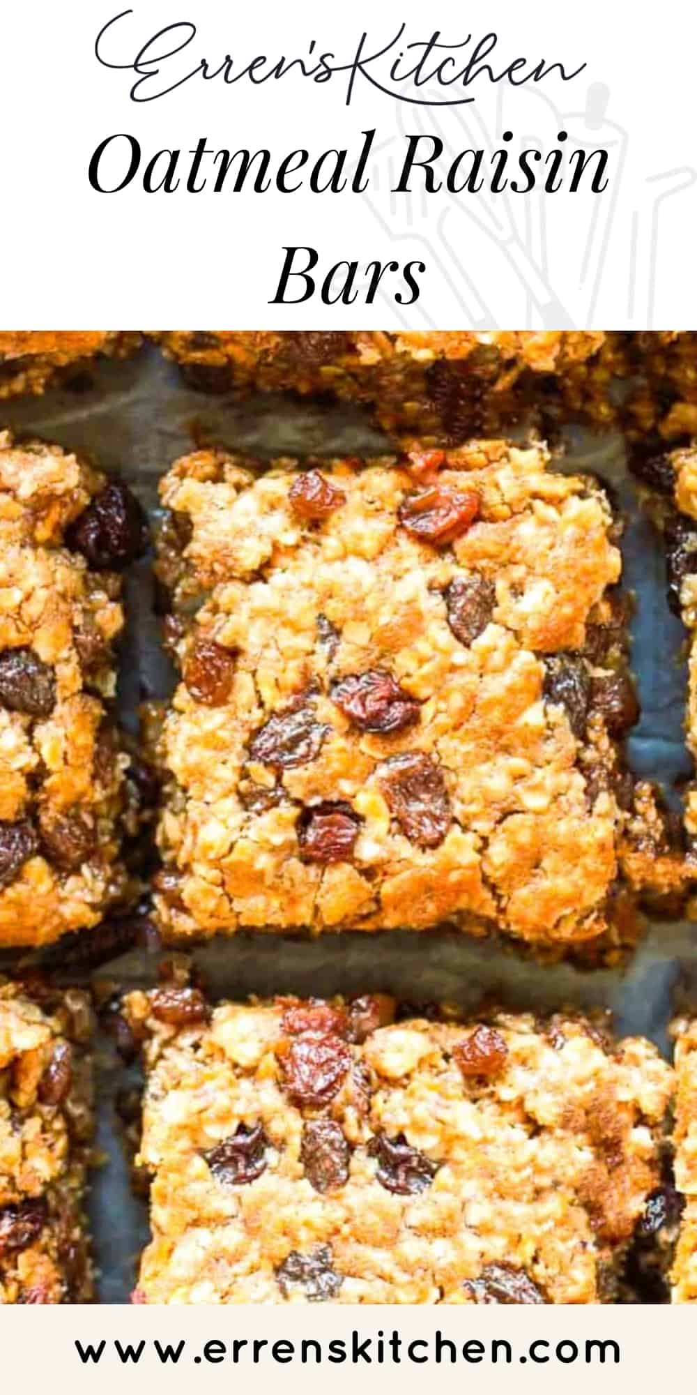 Oatmeal Raisin Bars - Erren's Kitchen
