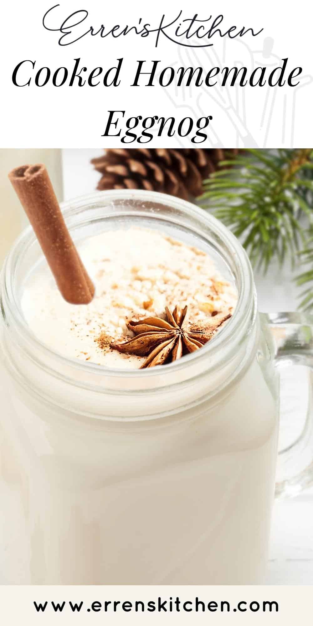 Easy Homemade Cooked Eggnog