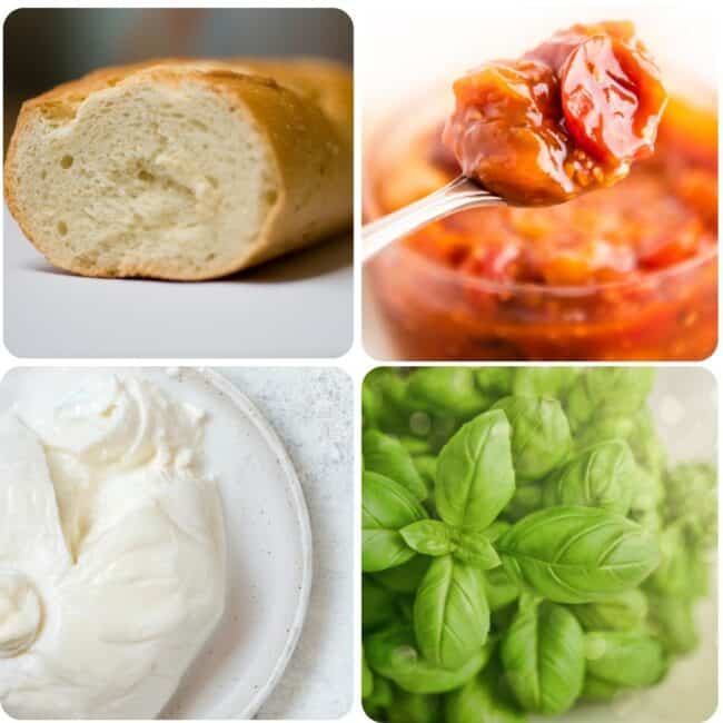 Burrata Crostini With Tomato Jam