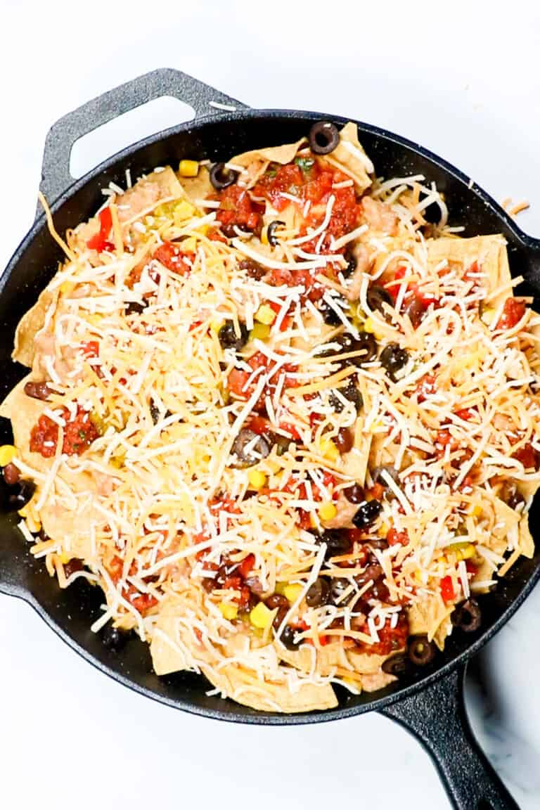 Oven Baked Nachos and Cheese