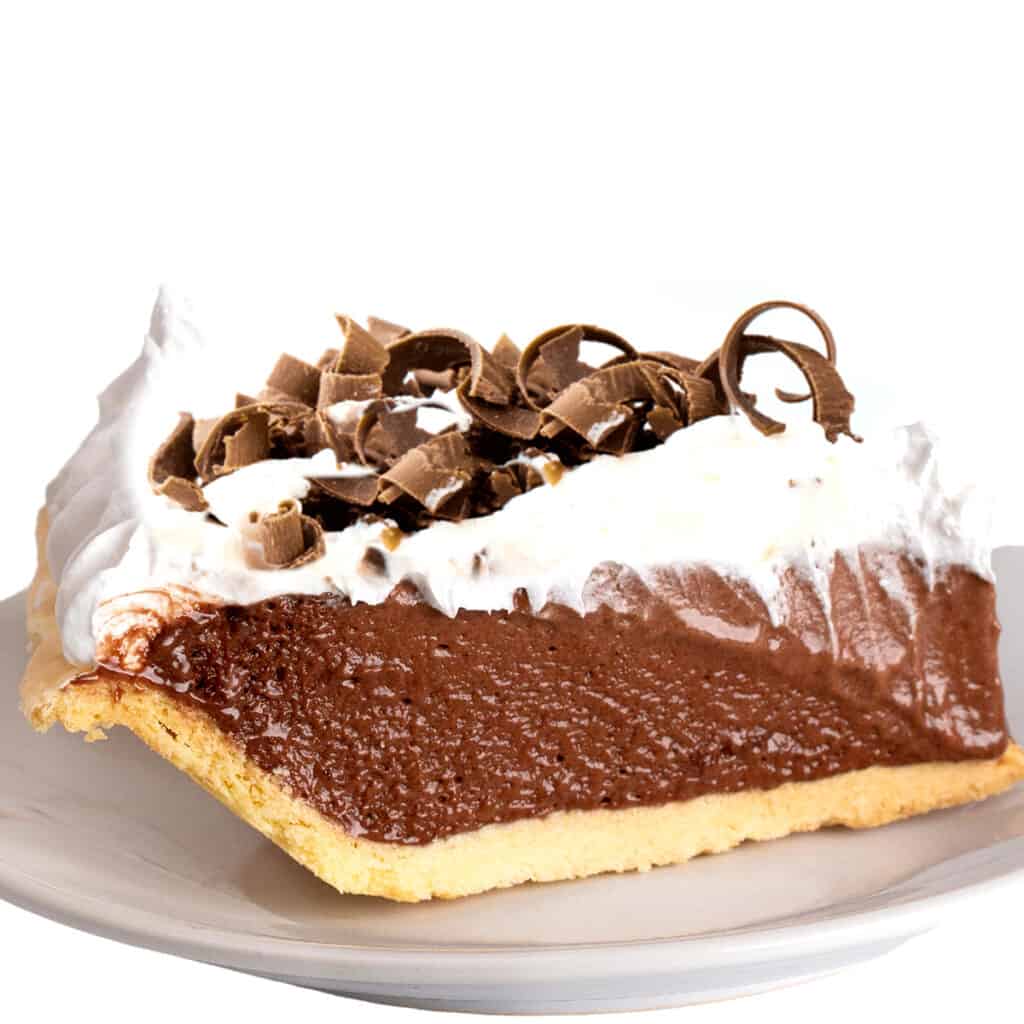 Chocolate Pudding Pie - Erren's Kitchen