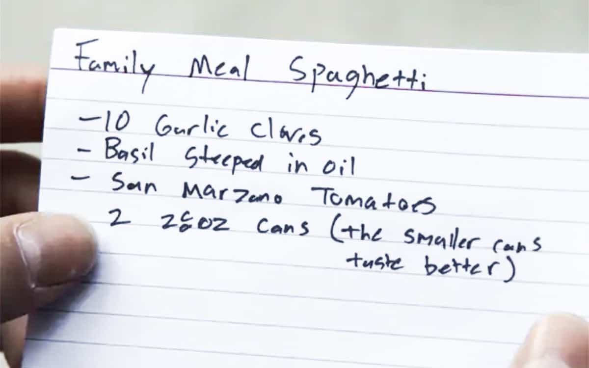 Family Meal Spaghetti (From The Bear) | Erren's Kitchen