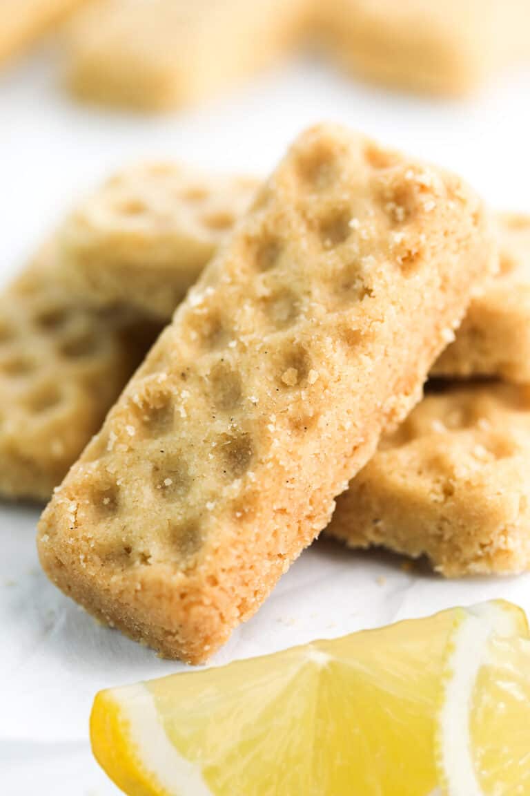 Lemon Shortbread Cookies