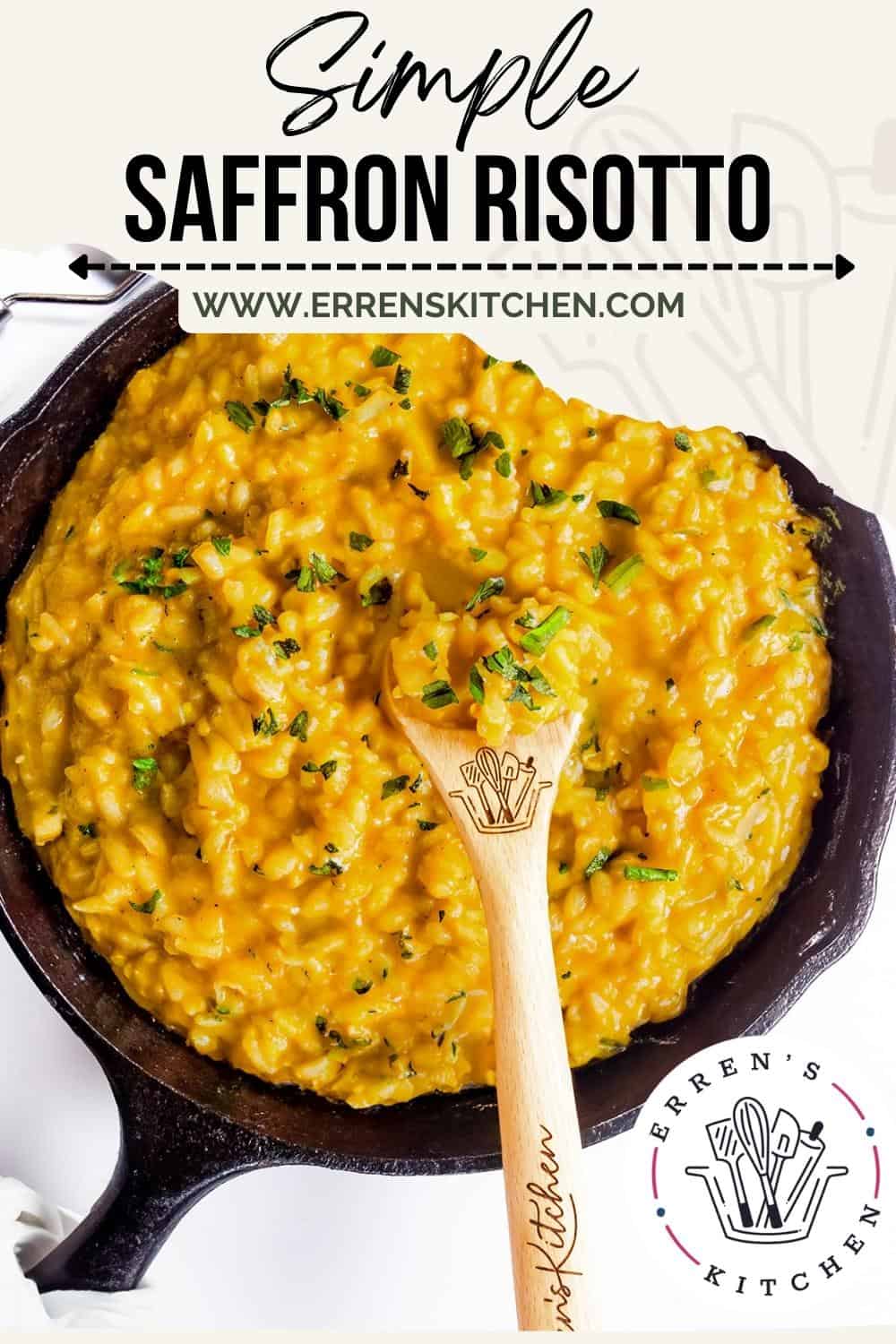 Easy Saffron Risotto | Erren's Kitchen