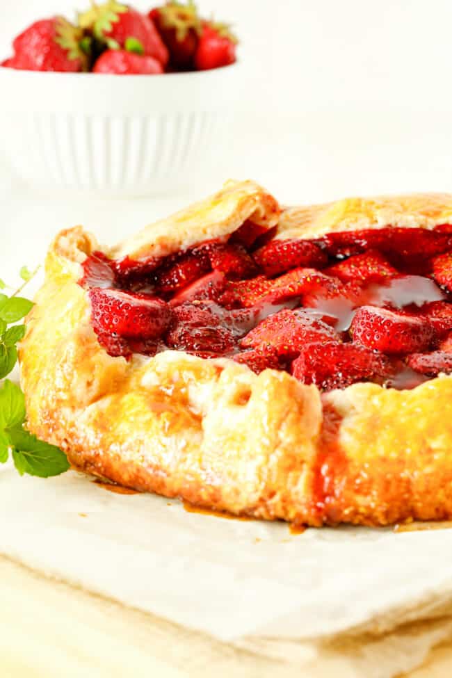 Easy Strawberry Galette