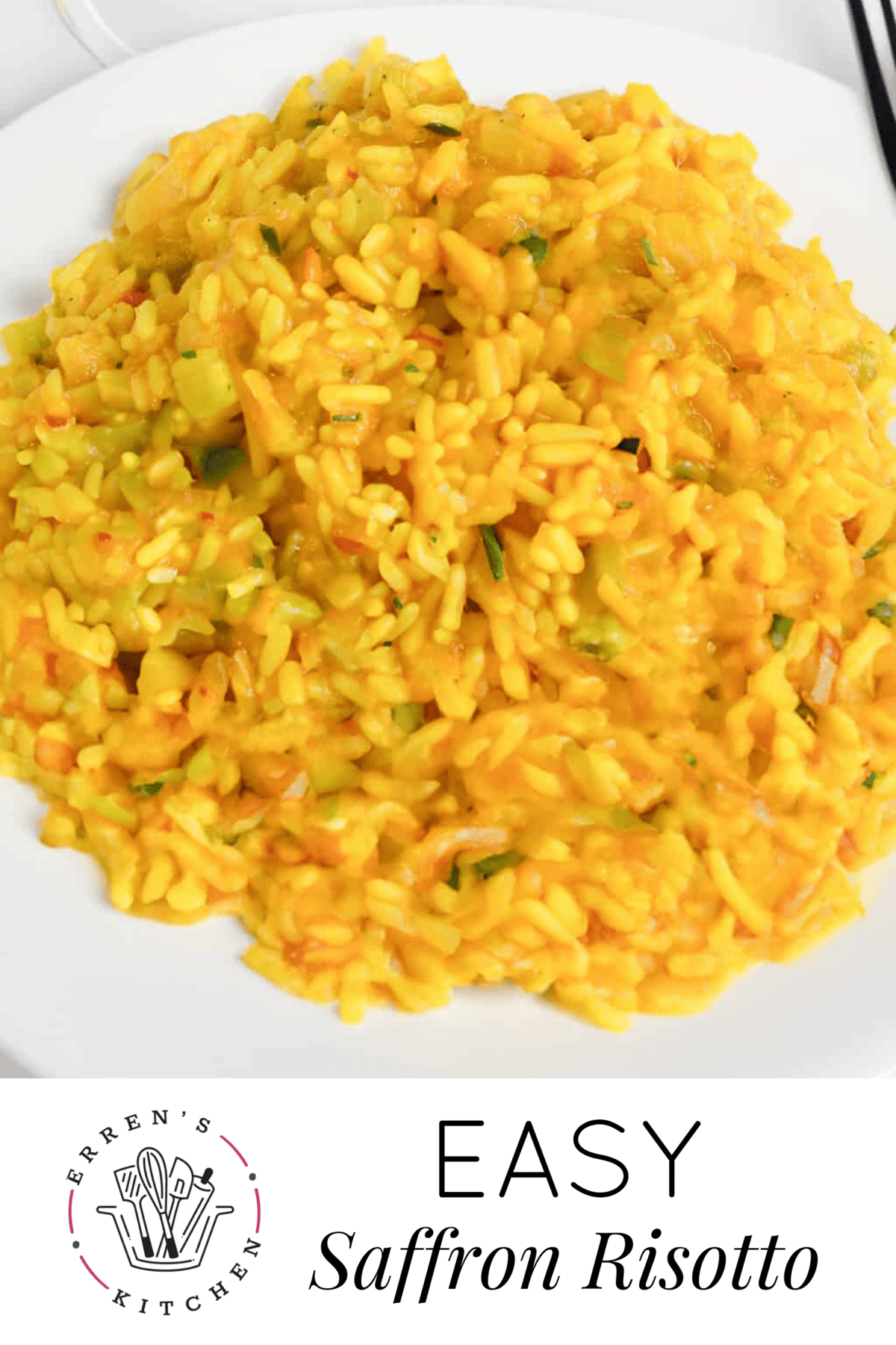 Easy Saffron Risotto | Erren's Kitchen