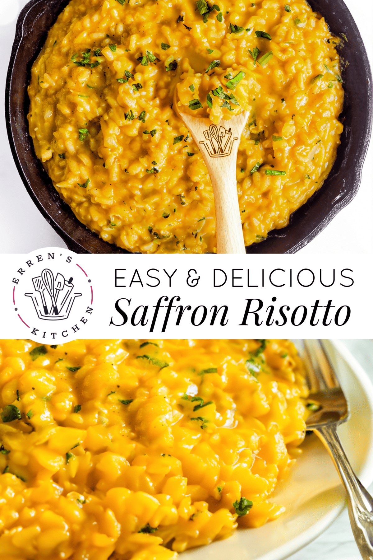 Easy Saffron Risotto | Erren's Kitchen