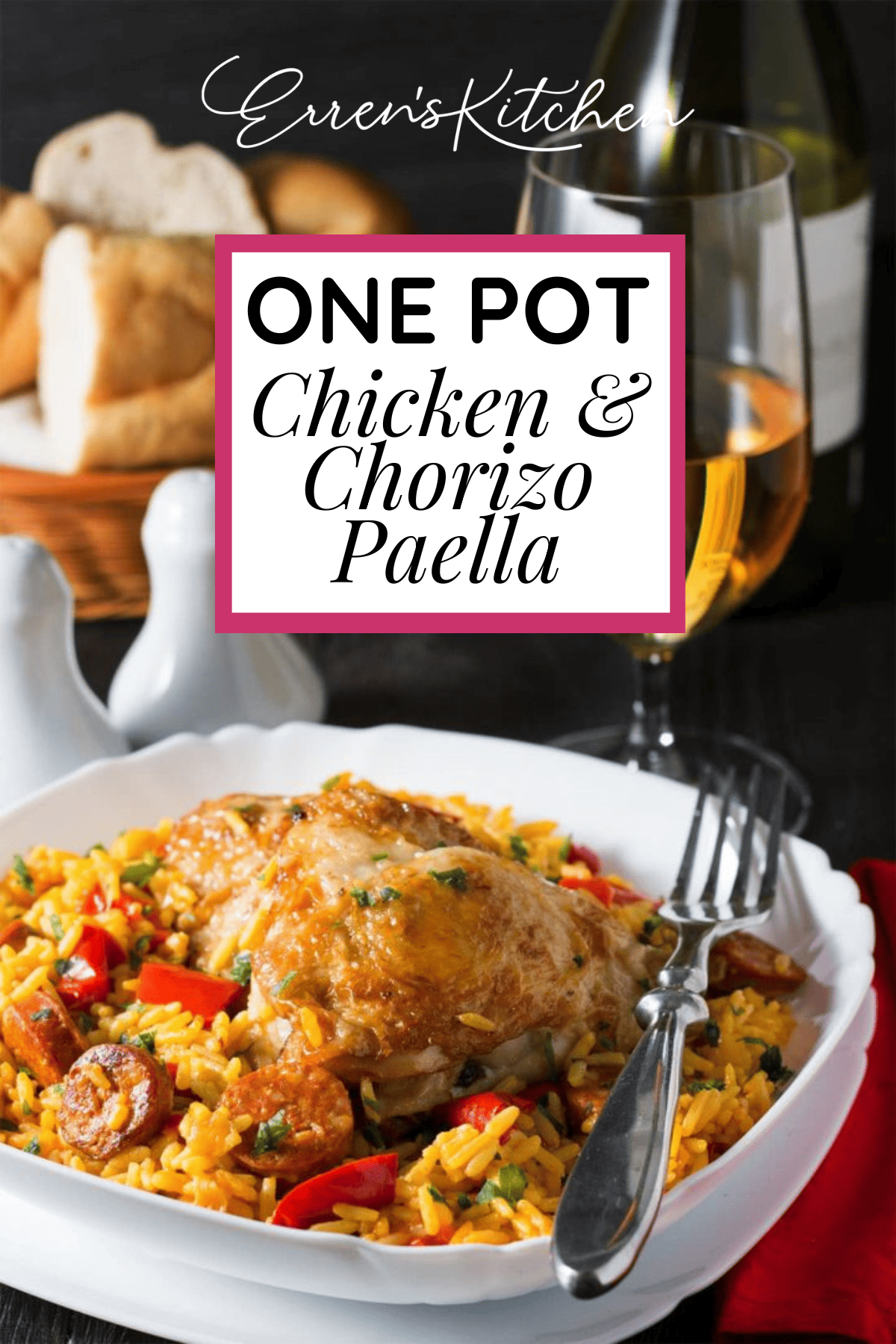 One Pot Chicken & Chorizo Paella