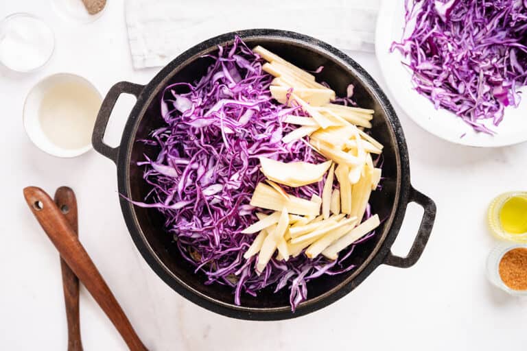 Braised Purple Cabbage