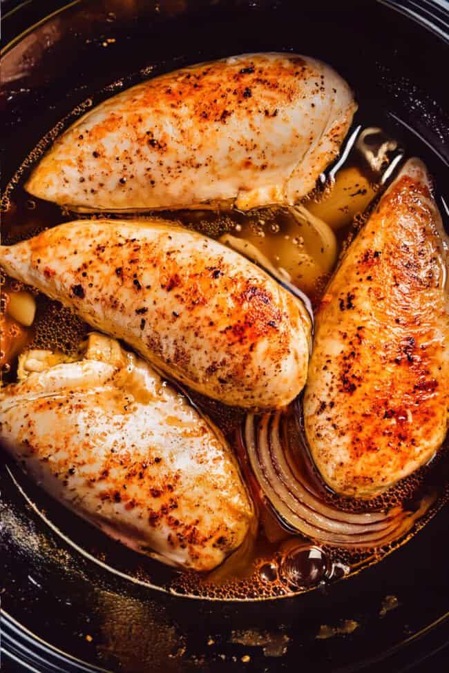 Slow Cooker Crock Pot Chicken Breasts