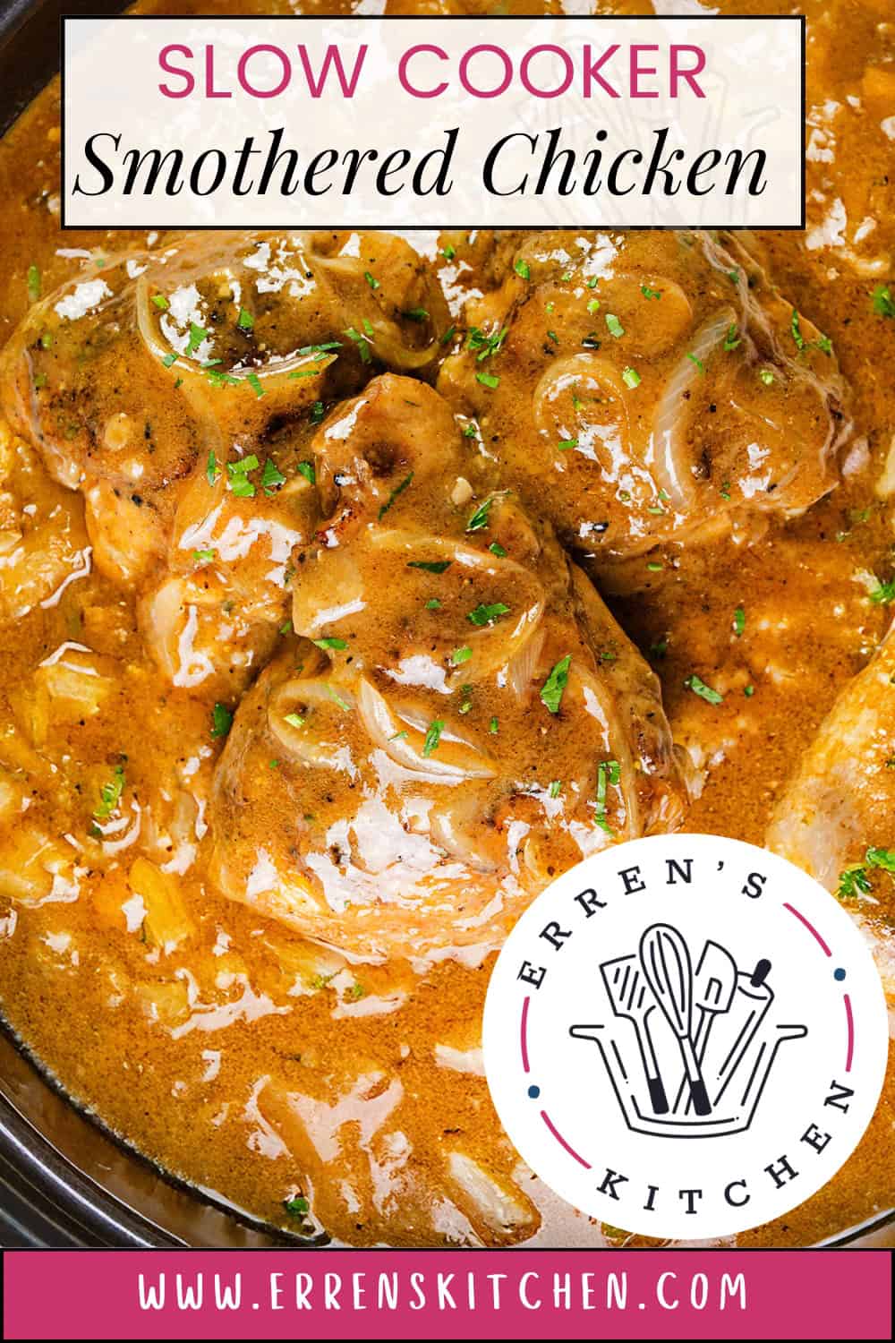 Smothered Chicken Thighs and Gravy