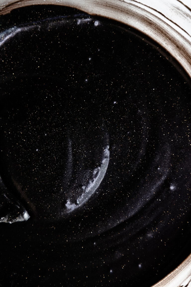 Shiny Black Icing Glaze