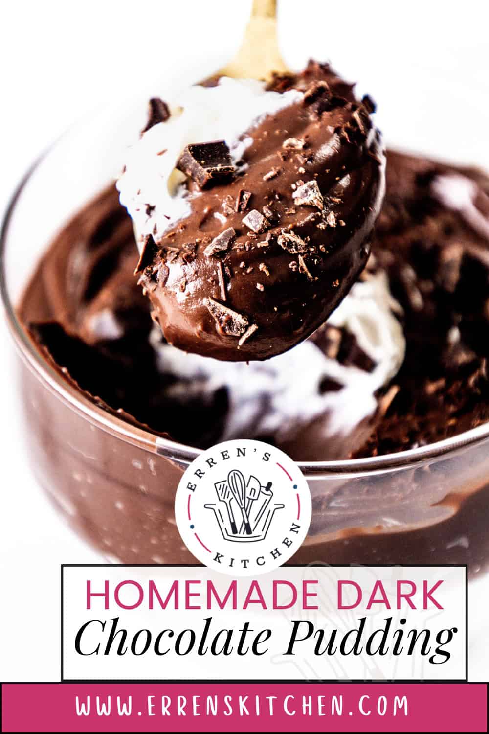 Homemade Dark Chocolate Pudding