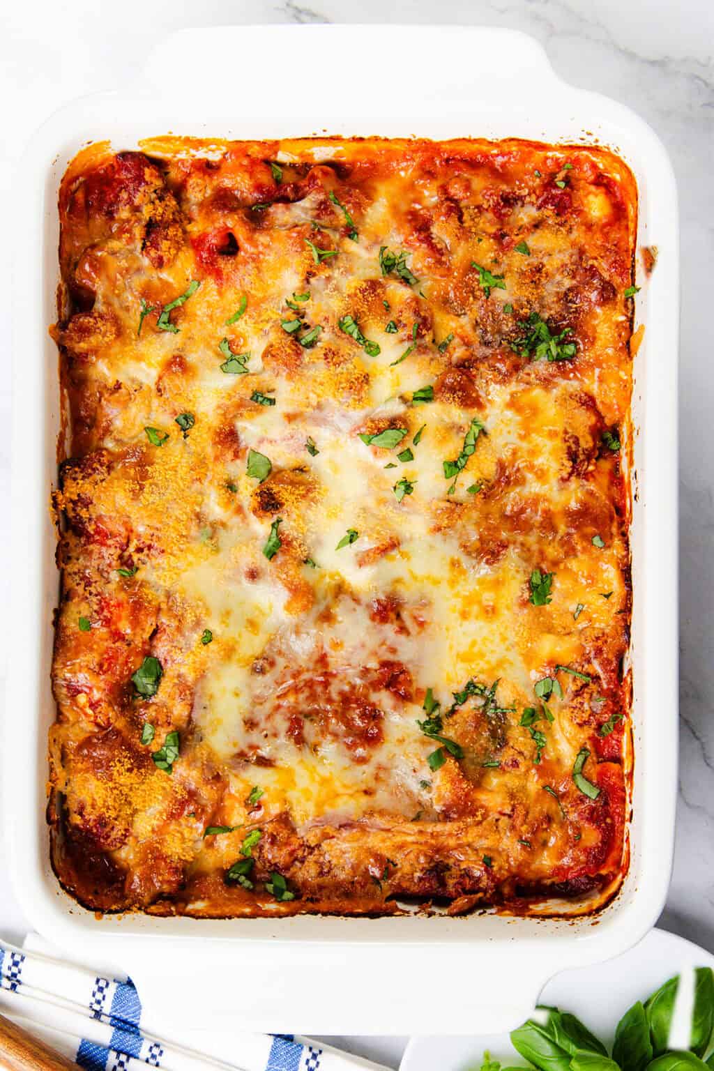 Italian Sausage Ravioli Casserole
