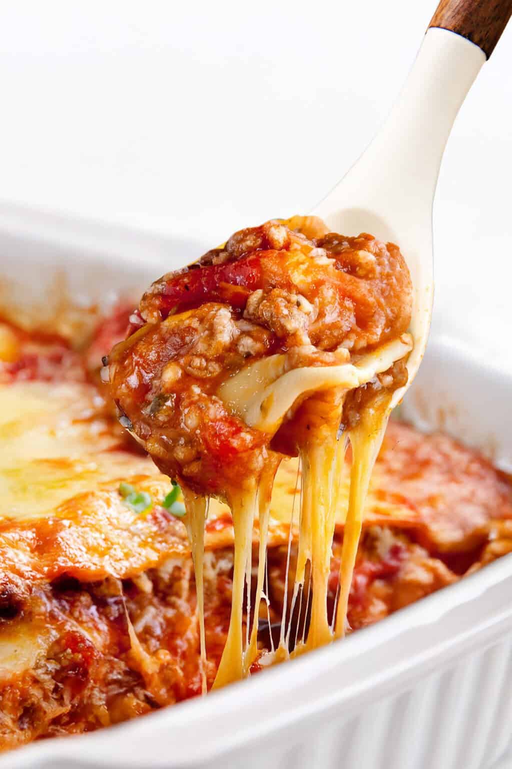 Italian Sausage Ravioli Casserole