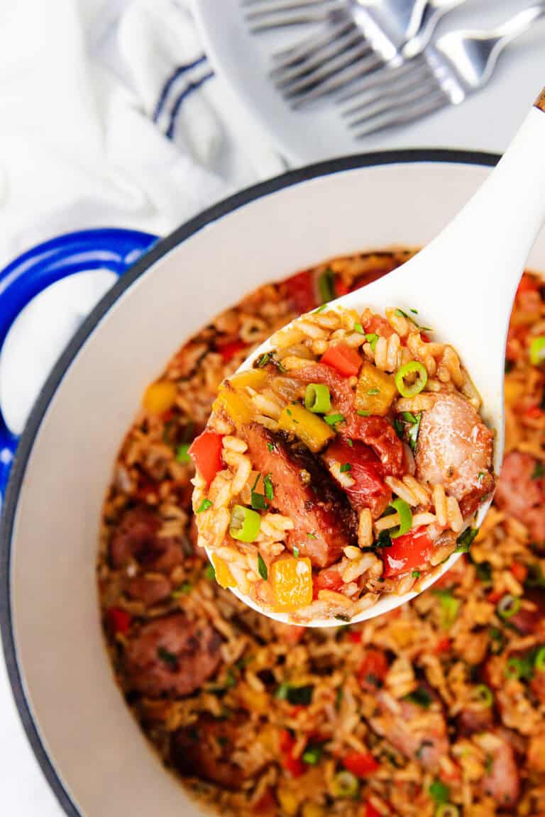 One Pot Sausage and Rice