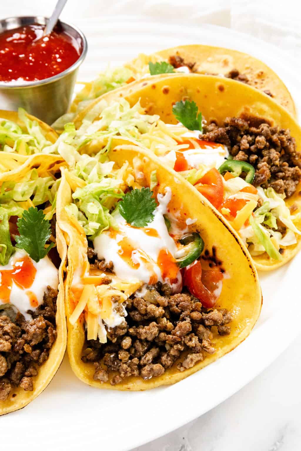 Ground Beef Tacos With Homemade Taco Seasoning