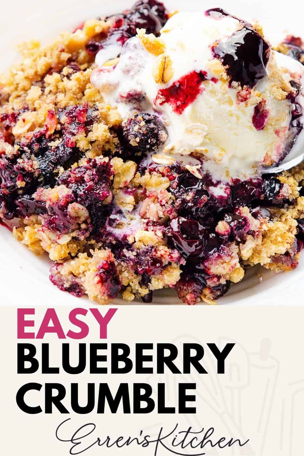 Easy Blueberry Crumble
