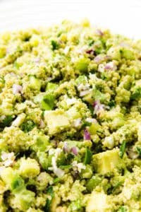 Couscous Salad with Lemon Lime and Cilantro Dressing