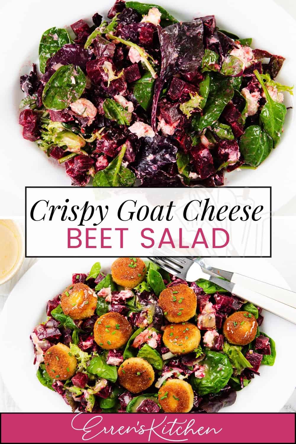 Crispy Goat Cheese Beet Salad
