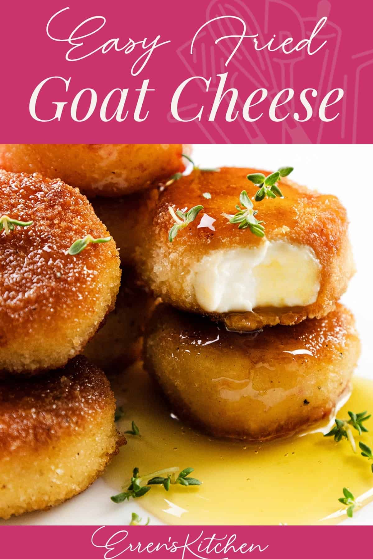 Crispy Breaded Fried Goat Cheese