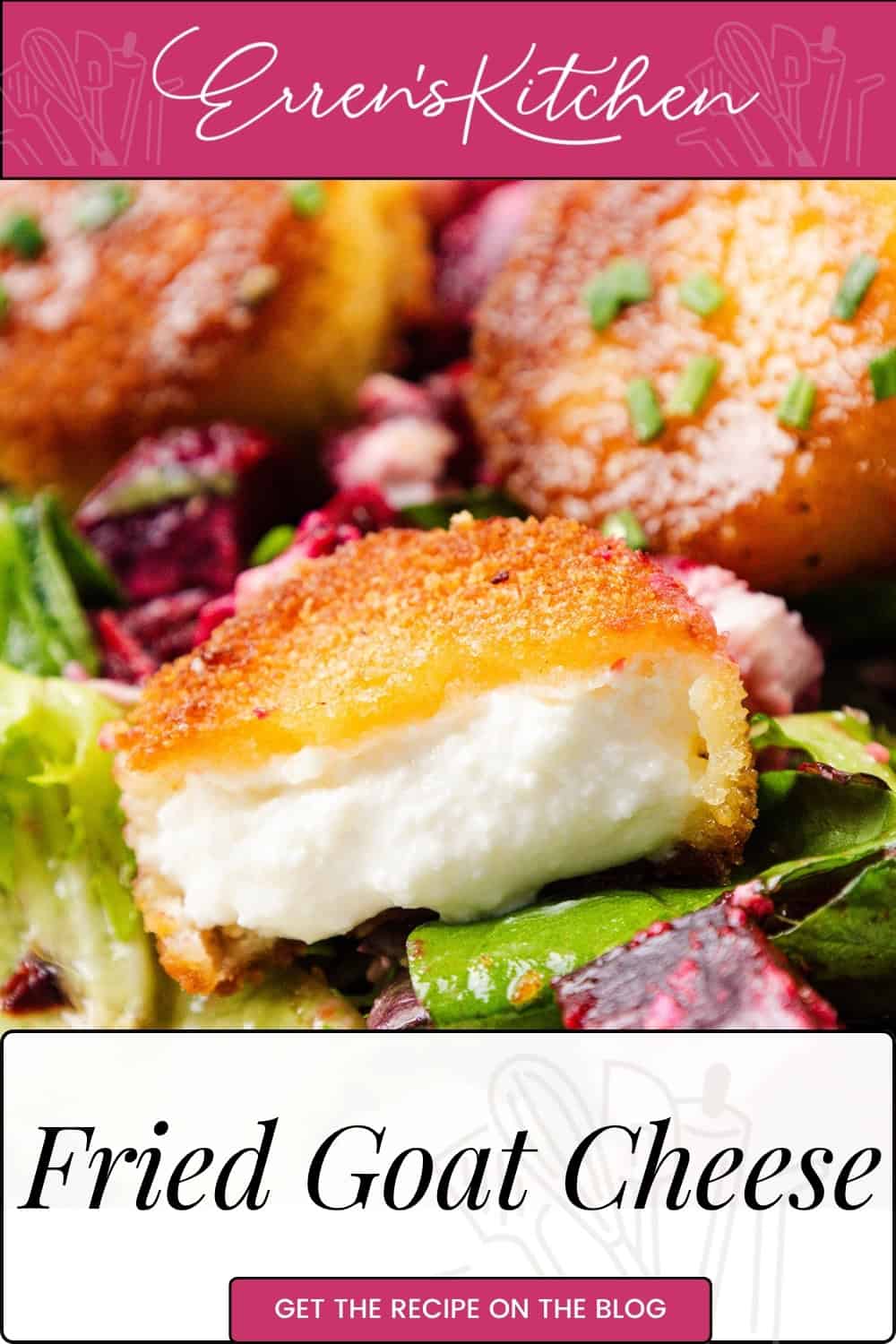 Crispy Breaded Fried Goat Cheese