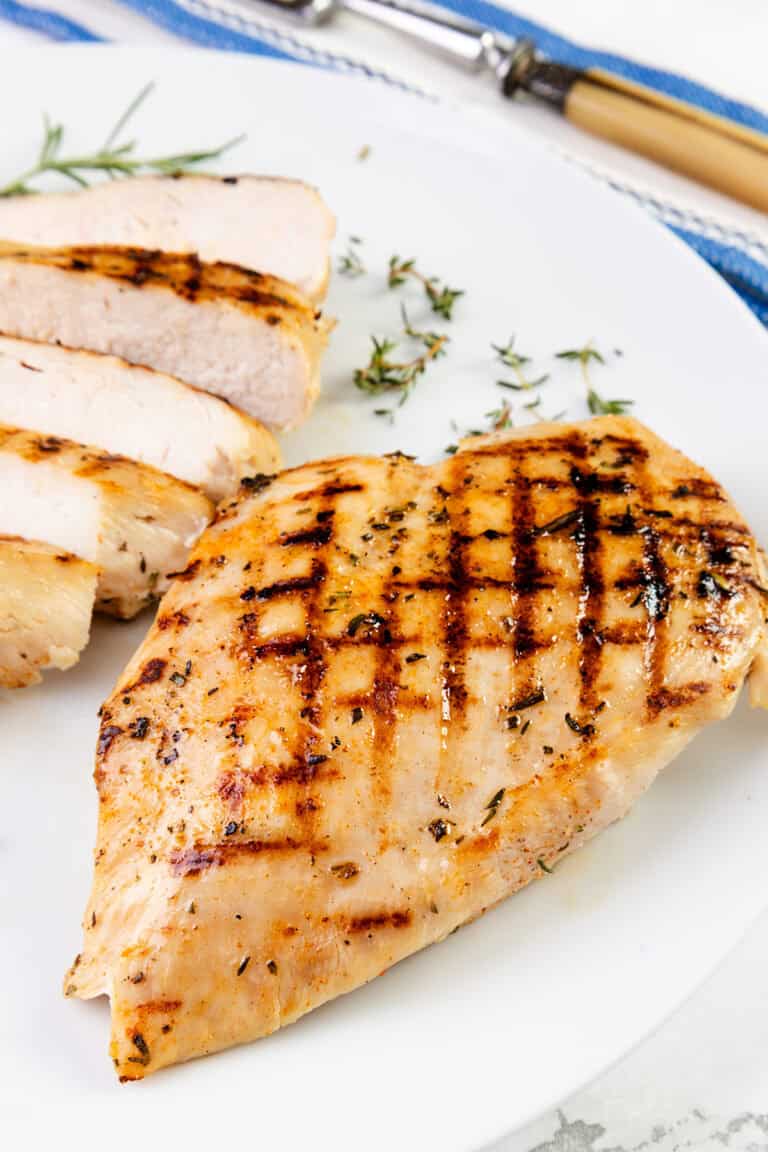 Juicy Brined Grilled Chicken Breasts