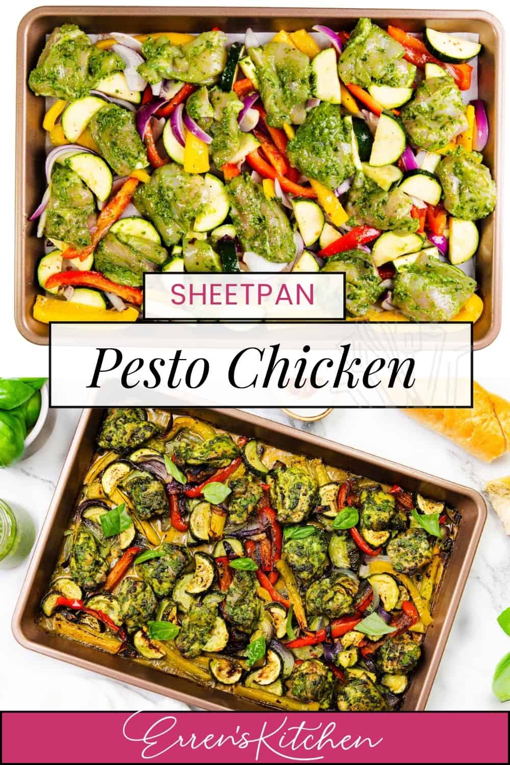 Sheet Pan Pesto Chicken
