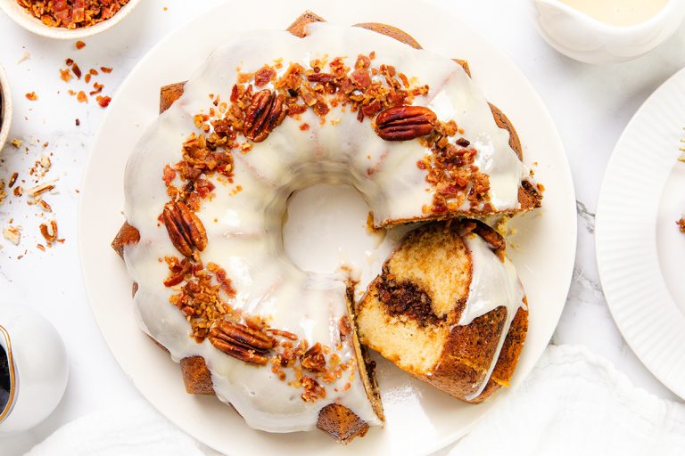 Maple Bacon Bundt Cake